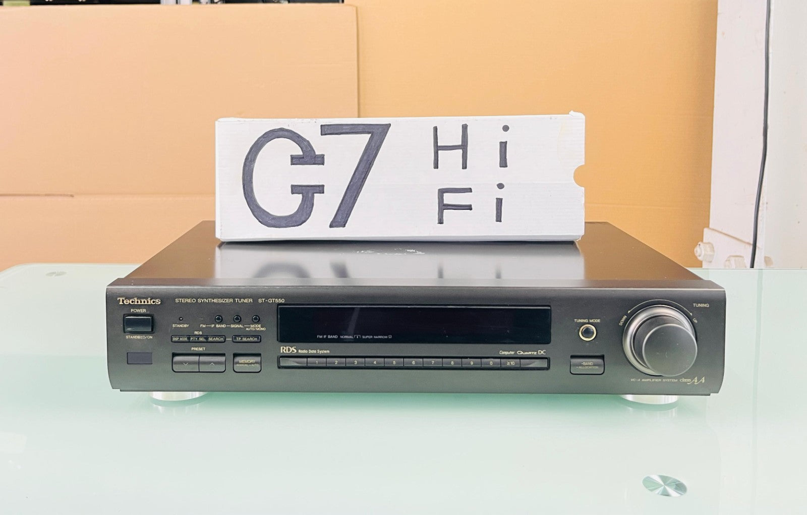 TECHNICS ST GT550 STEREO SYNTHESIZER TUNER – G7 HI FI