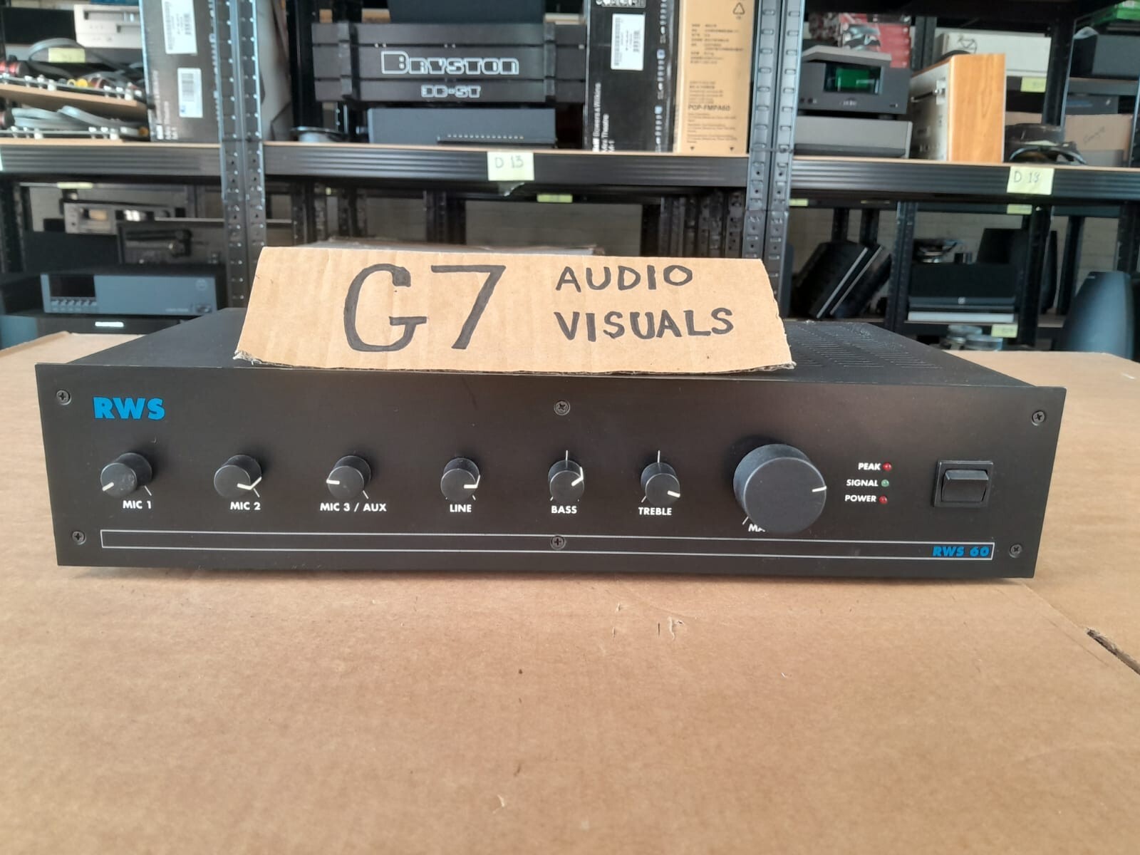 RWS 60 Amplifier – G7 HI FI