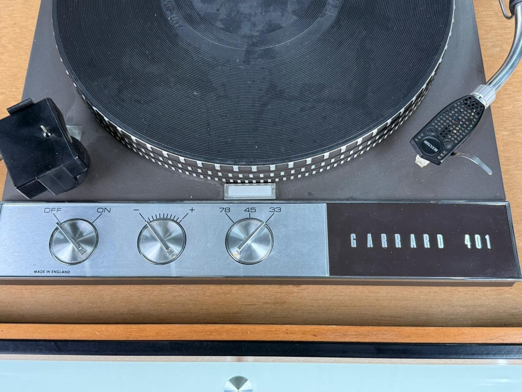 GARRARD 401 TURNTABLE WITH SME 3009 TONEARM AND STANTON 881S CARTRIDGE ...