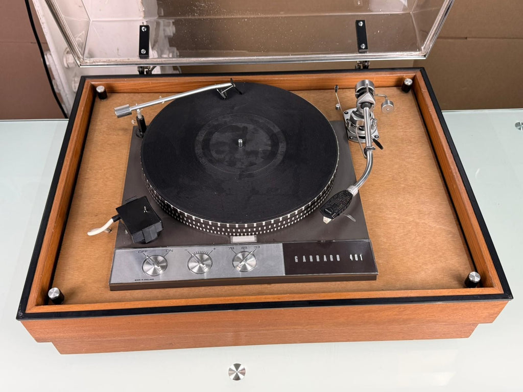 GARRARD 401 TURNTABLE WITH SME 3009 TONEARM AND STANTON 881S CARTRIDGE ...